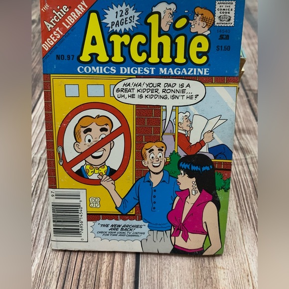 archie comic | Office | Vintage Archie Comics Digest Magazine Archie 97 ...